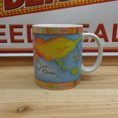 GEOGRAPHICAL / TOPOGRAPHICAL - WORLD MARKET "Coffee Mug" orig. | eBay