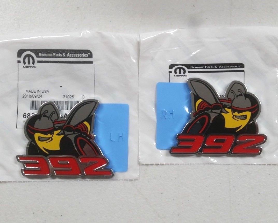NEW 19-23 Dodge Challenger "SCAT PACK 392" Hemi Fender Emblems ...