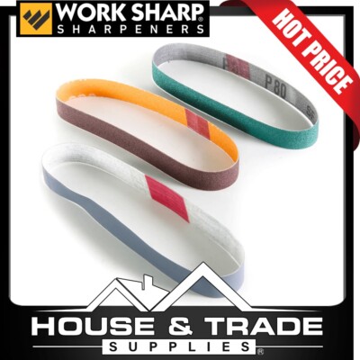 Work Sharp Replacement Belt Kit Suits Knife & Tool Sharpener WSKTS ...