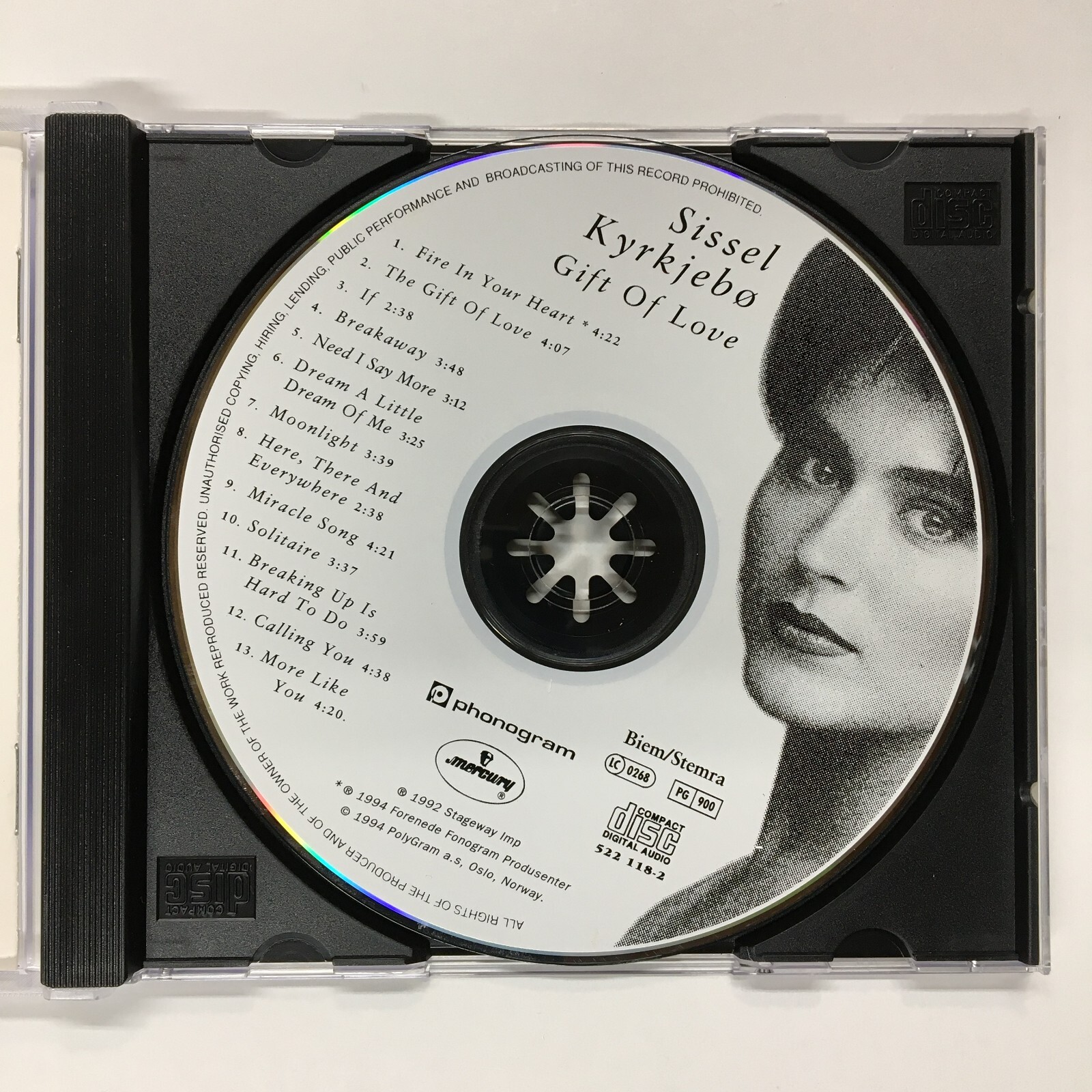 Gift Of Love by Sissel Kyrkjebo (CD, 1994, Mercury) | eBay