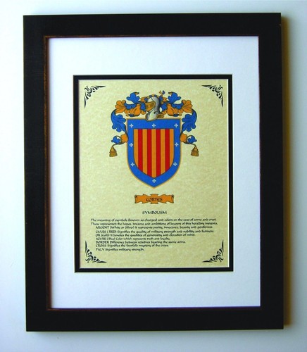 HERALDRY COAT OF ARMS ~ CORTES ~ ORIGIN ANDALUCIA FAMILY ~ FAMILY CREST ...