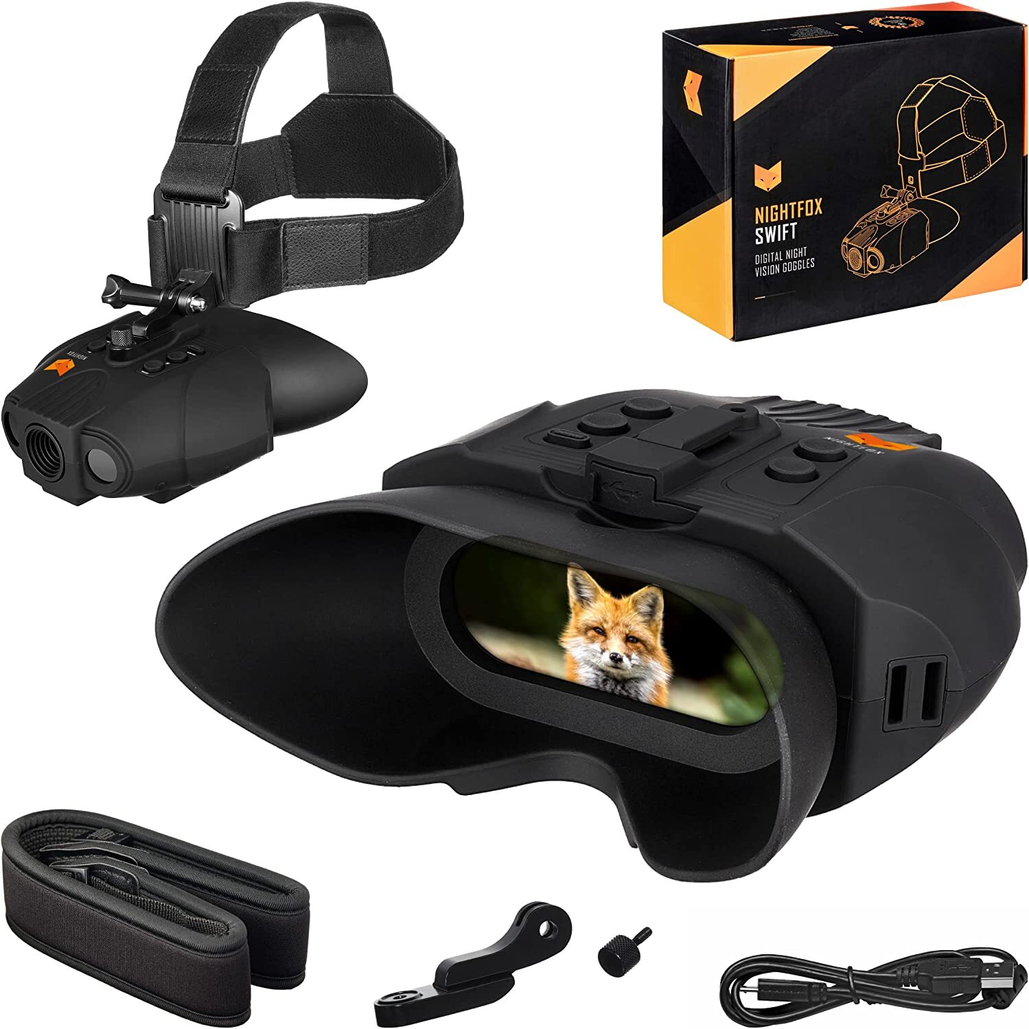 Nightfox+Swift+Night+Vision+Goggles+-+Red+Dot for sale online | eBay