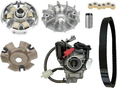 Engine Clutch, Variator Drive Wheel Assembly 150cc 4 Stroke GY6 Engines ...