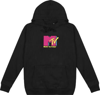 MTV Womens Hoodie Small Logo Pullover Jumper Hooded S-XL Official | eBay UK