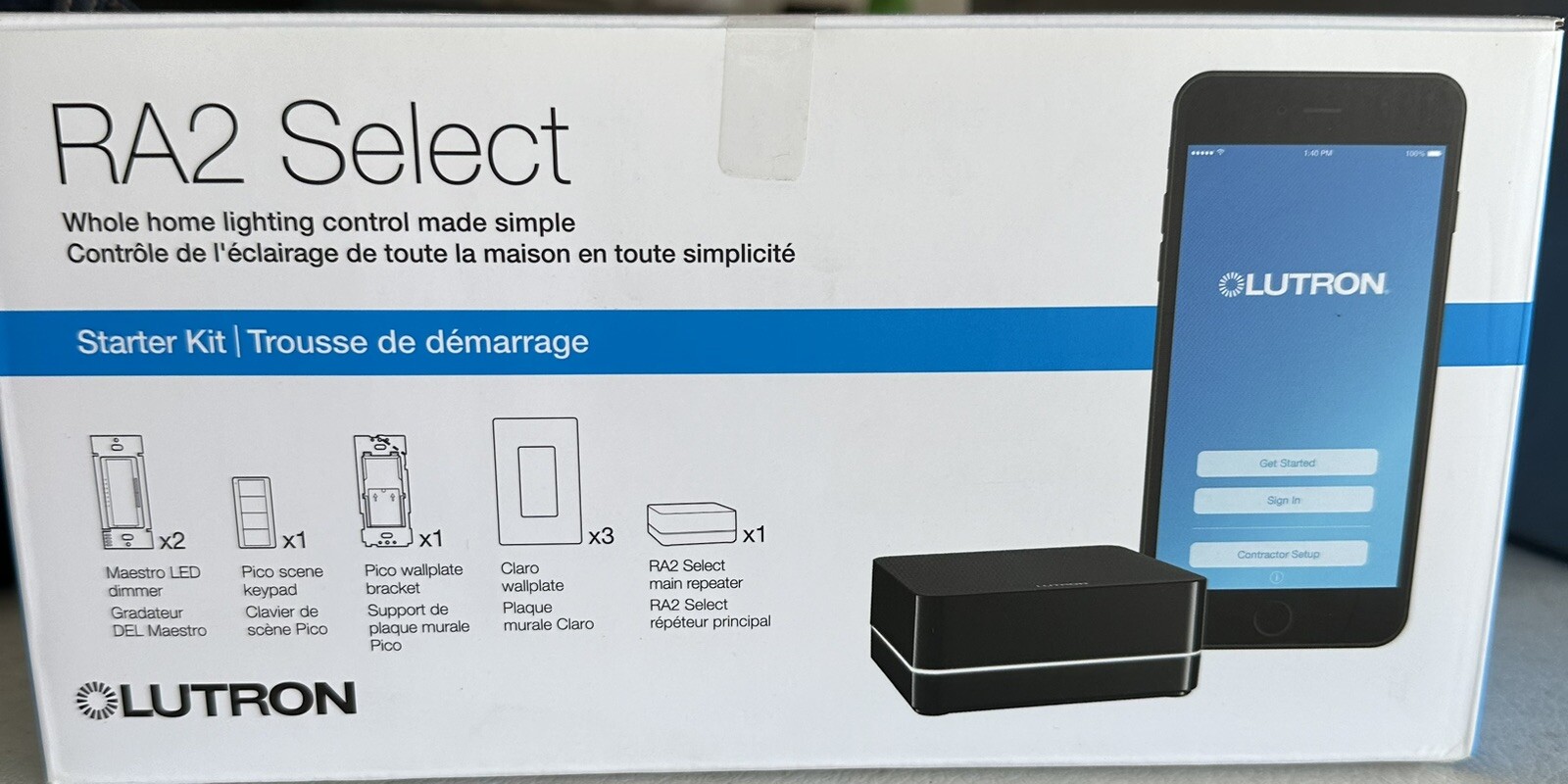 Lutron RR-SEL-KIT-1 RA2 Select Starter Kit for sale online | eBay