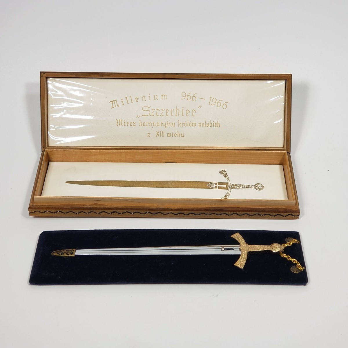 Coronation King With Sword Szczerbiec Coronation Sword Of Polish Kings