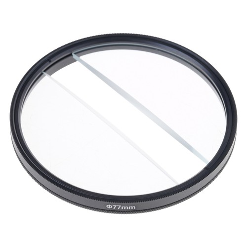 Camera Split Diopter Lens Filter 49/52/55/58/62/67/72/77/82mm Center ...