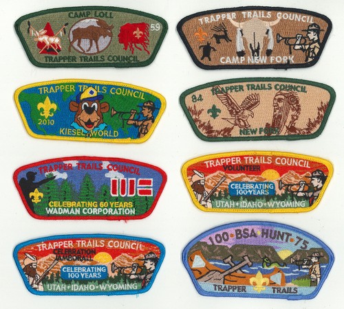 USA BOY SCOUTS OF AMERICA - BSA TRAPPER TRAILS COUNCIL SHOULDER PATCH ...