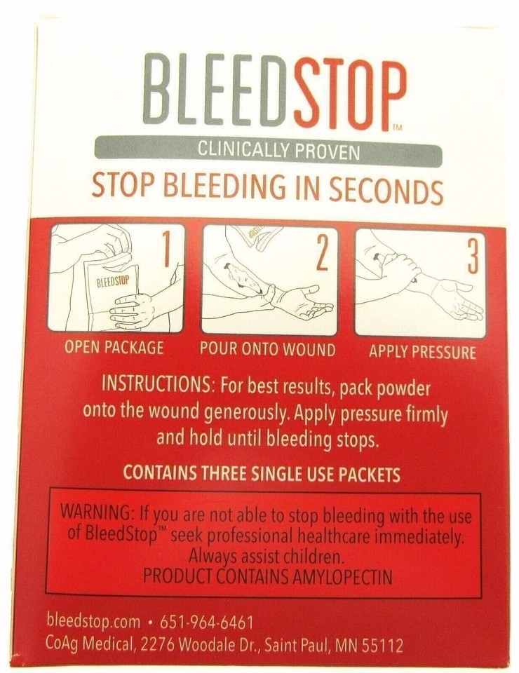 BLEEDSTOP ~ Stops Bleeding in Seconds ~ For Every Shop | eBay