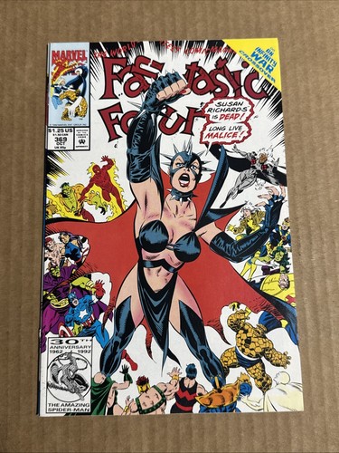 FANTASTIC FOUR #369 FIRST PRINT MARVEL COMICS (1992) INFINITY WAR THING ...