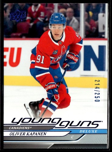 2024-25 Upper Deck Deluxe Oliver Kapanen 214/250 Montreal Canadiens #461 | eBay