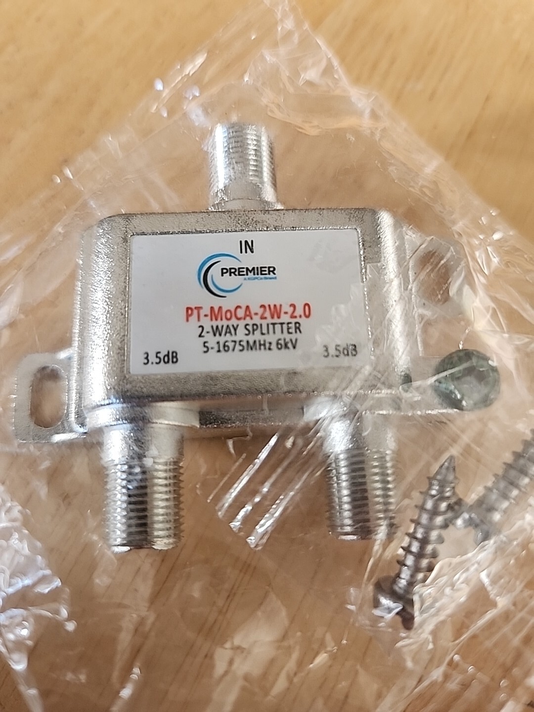 Premier PT-MoCA 2W 2.0 2 Way Splitter 3.5dB | eBay