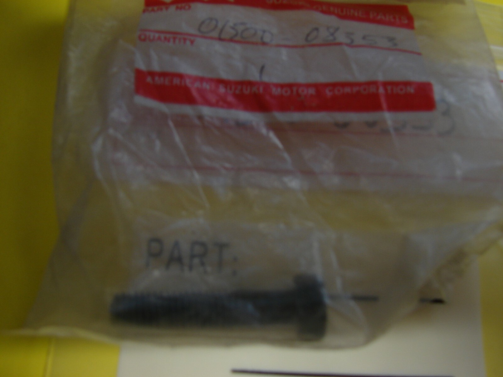 NOS Suzuki DT115 DT140 DS80 Rear Fender Bolt 01500-08353 NEW OEM | eBay