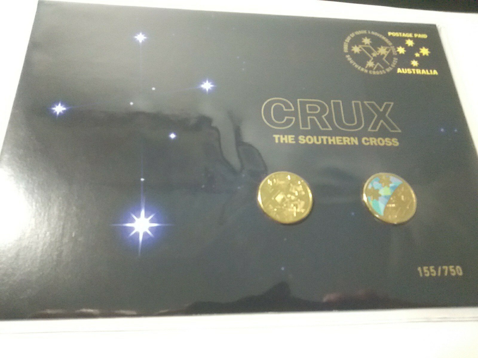 2022 $1 Crux The Southern Cross Limited Edition Double Coin PNC. No ...