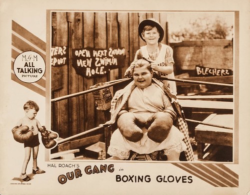 Little Rascals Our Gang Boxing Gloves Lobby Card Replica 14 x 11" Photo ...