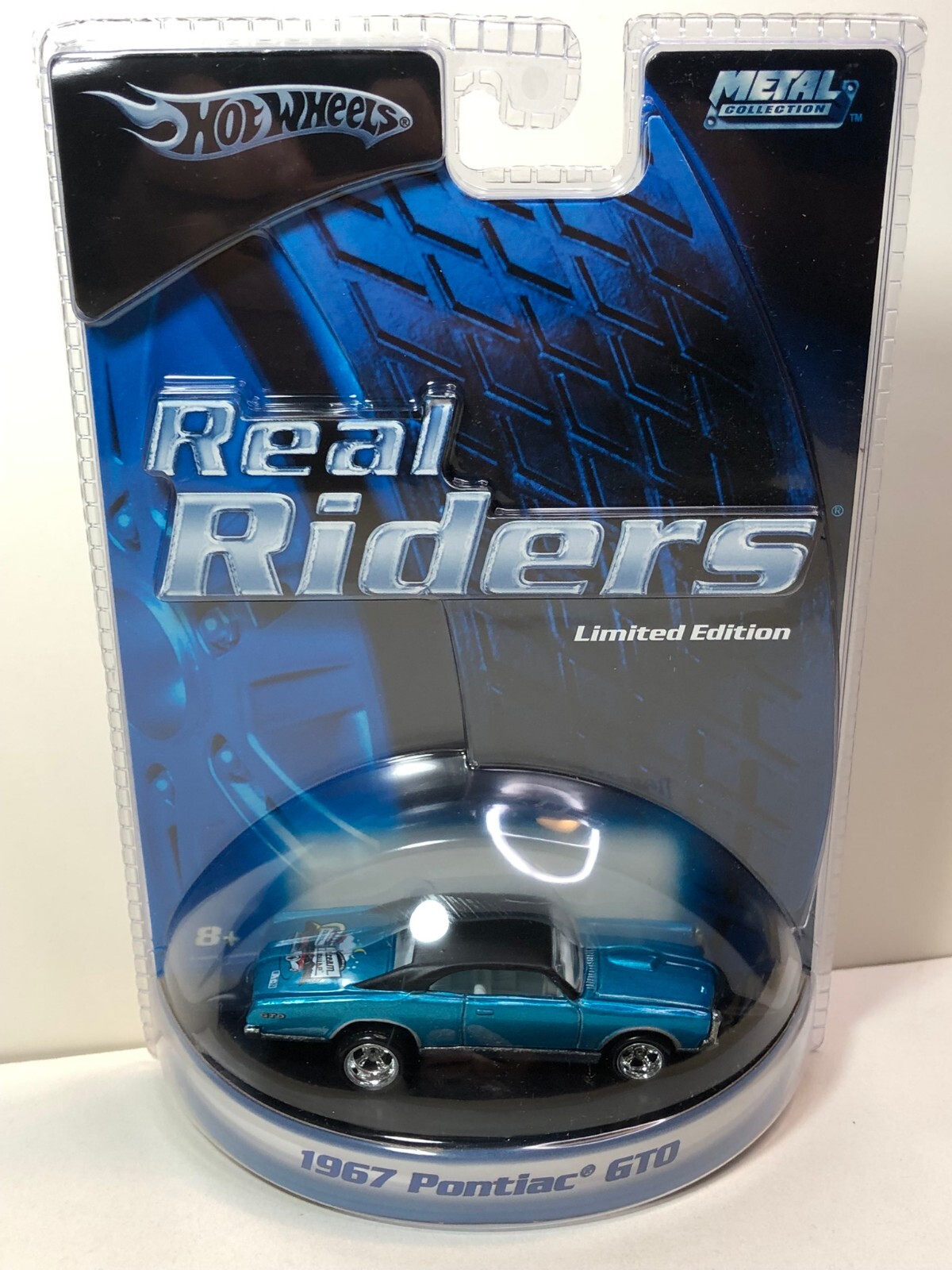 HOT WHEELS 1967 PONTIAC GTO WOODWARD DREAM CRUISE REAL RIDERS TEAL BLUE ...
