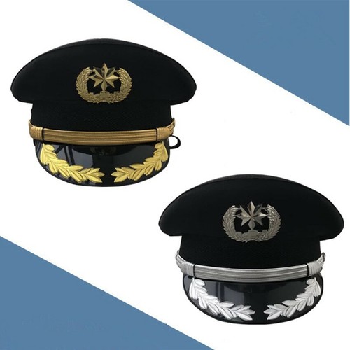 army officer Visor cap security guard hat army caps men military police ...