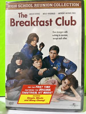 The Breakfast Club DVD New Factory Sealed High School Reunion ...