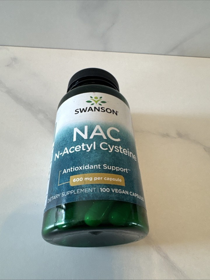 Swanson NAC N-Acetyl Cysteine Antioxidant & Liver Support 100 Vegan ...