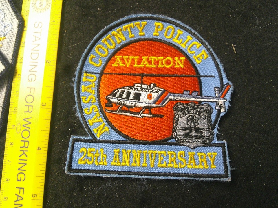New York Nassau County Police Aviation 25th Anniversary patch ...