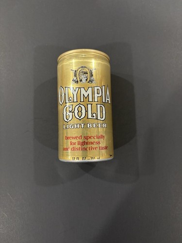 Olympia Gold Beer Can. Ring Pull Tab Type. Top Opened. Combined ...