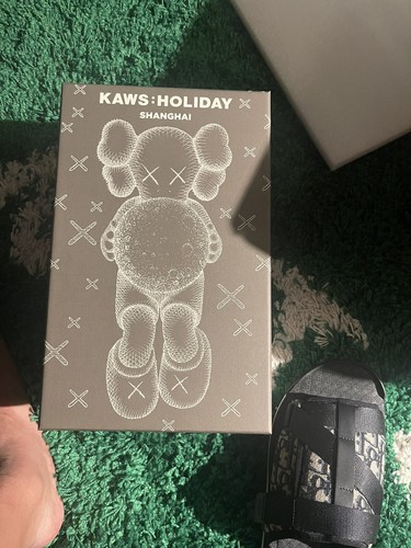 KAWS: Holiday Shanghai Vinyl Figure (Gray OR Brown) GID Moon IN HAND US ...