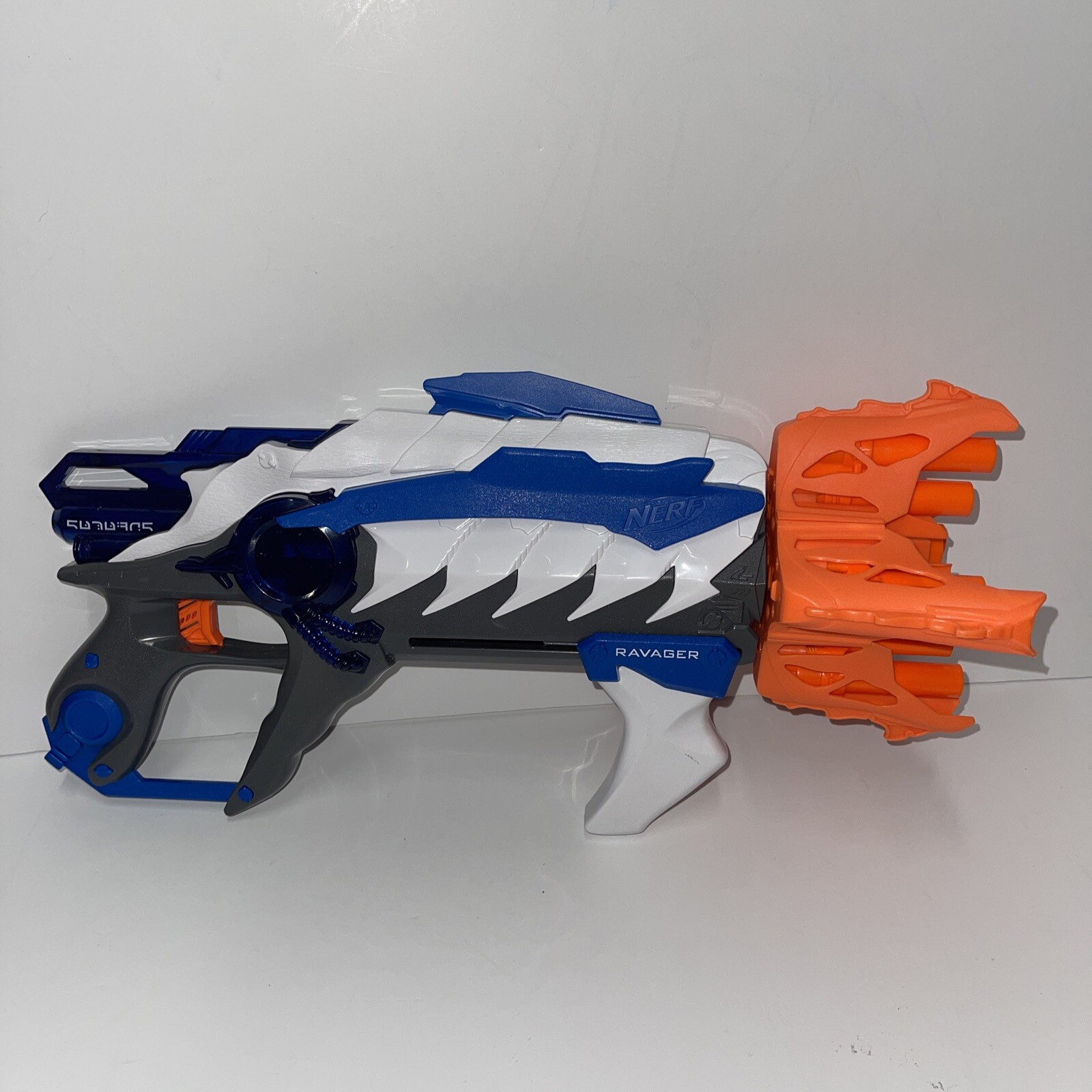 NERF Alien Menace Ravager Elite Rotating Barrel Blaster | eBay