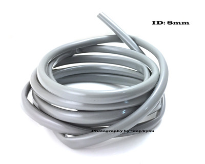 8mm Gray PVC Sleeve Tube for Wire Harness wiring Loom Cover Protection ...