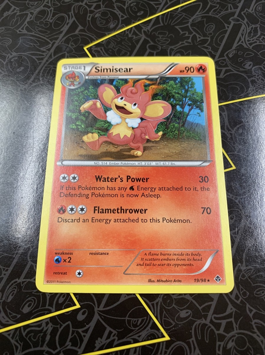 Pokemon Simisear Amazon.com: Pokemon Simisear (24/162) XY