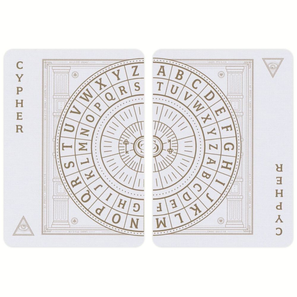 BICYCLE CYPHER PLAYING CARDS DECK POKER SIZE AIR-CUSHION FINISH USPCC ...