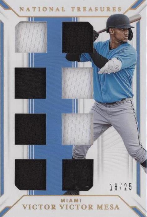 2019 Panini National Treasures - Game Gear Material Eights Victor ...