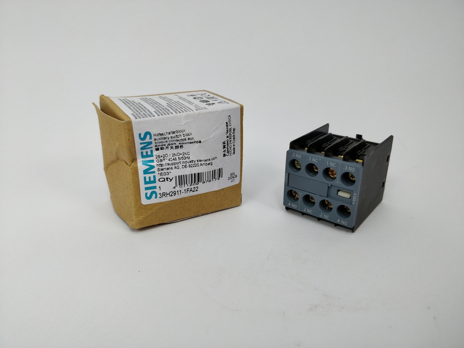 Siemens 3RH2911-1FA22 Auxiliary Switch Block | eBay