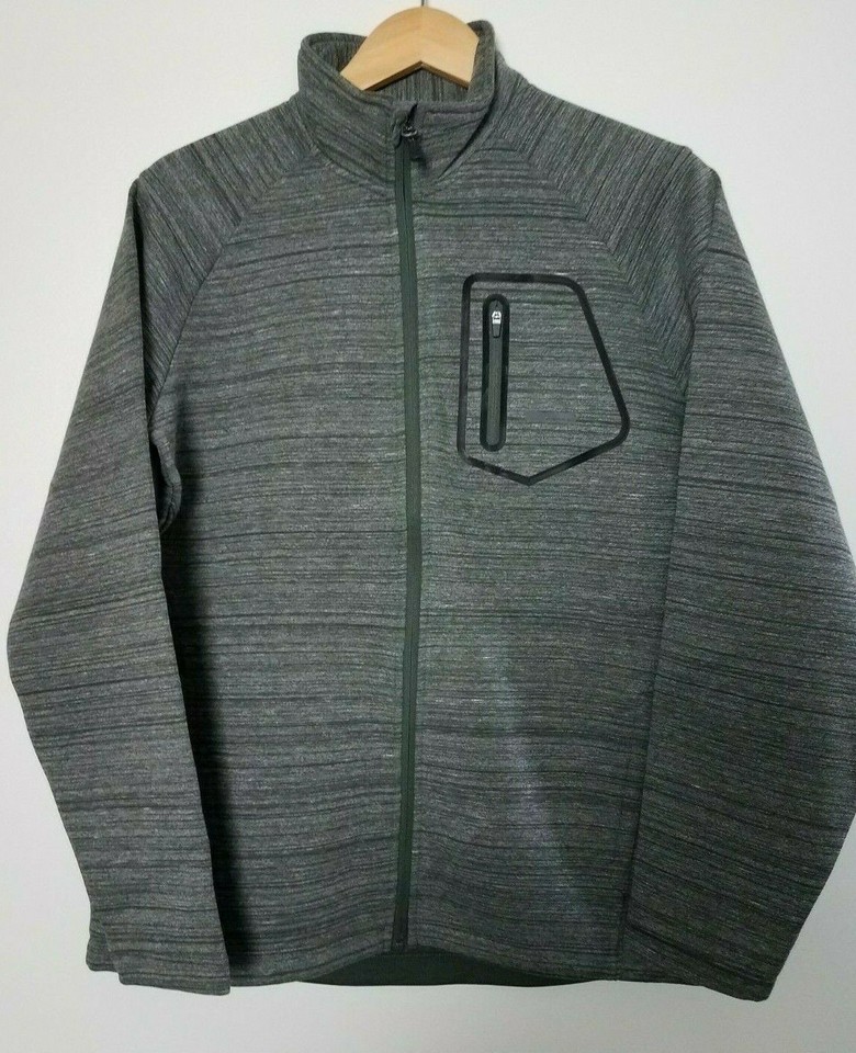 Avalanche Men's Green Blue Outdoor Thermal-Mid Layer Zip up Jacket Size ...