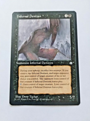 MTG Infernal Denizen Ice Age Regular Rare - Uncirculated | eBay