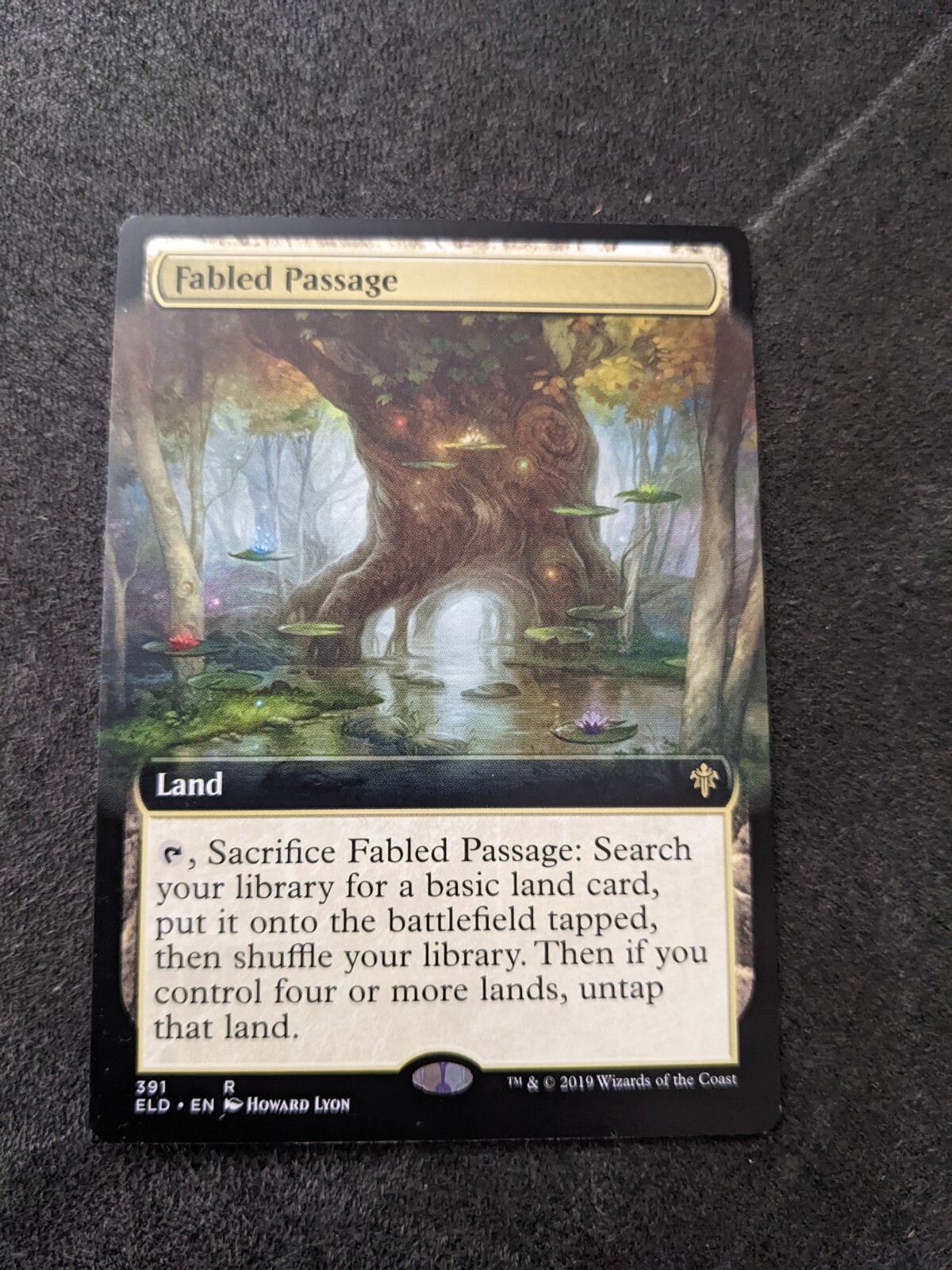 Magic the GatheringFabled Passage Land FULL ART Throne of Eldraine MINT ...