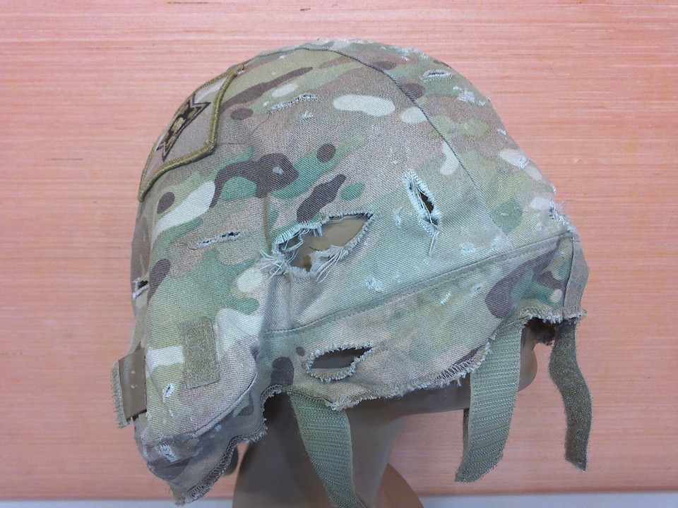 US Army 101st Airborne STB OCP Camo ACH MICH Combat Helmet Cover w/ HCI ...