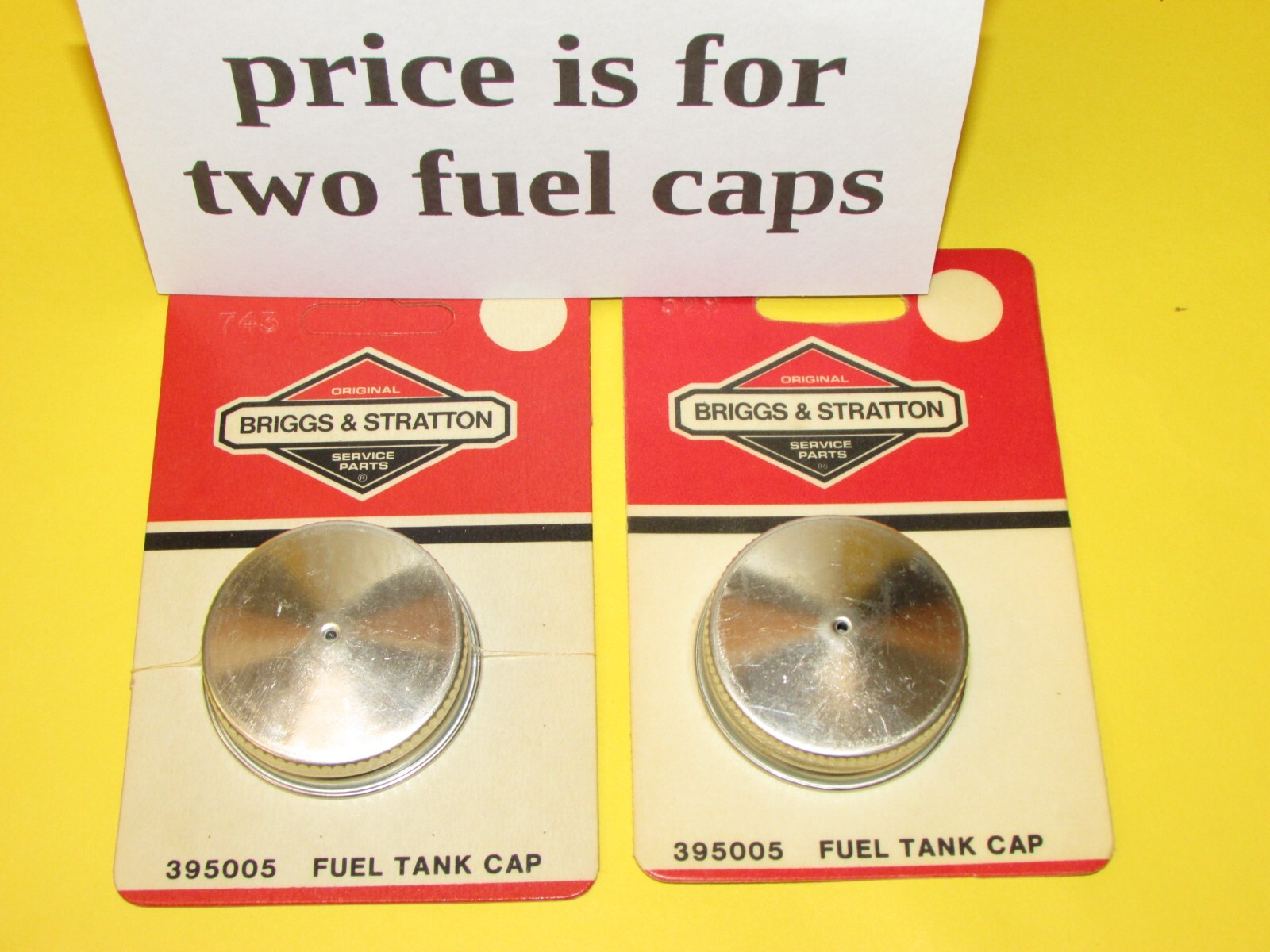 NOS Briggs Stratton Fuel Tank Cap most 2 -10hp engines 1 3/4" dia ...