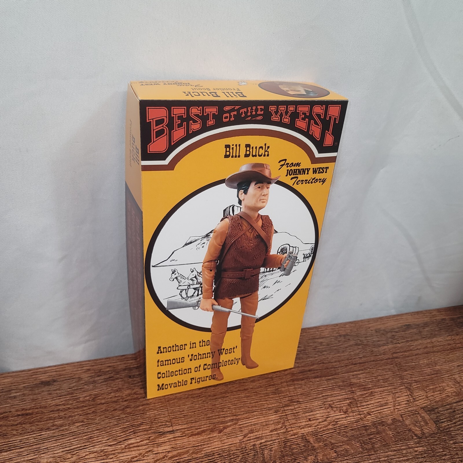 Bill Buck BOX Marx CRX Johnny West BOTW figures frontier scout | eBay