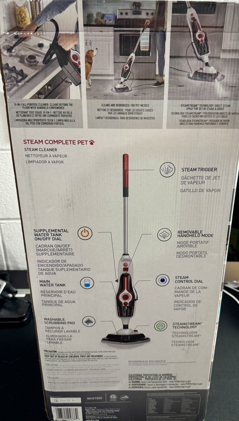 Hoover Steam Complete Pet Steam Mop Steam Cleaner WH21000 *NEW | eBay
