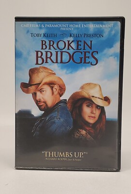 Broken Bridges (DVD) 2007 Movie CMT Film Toby Keith Kelly Preston Burt ...