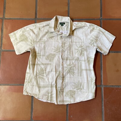 David Taylor Collection Mens XL Tropical Floral Island Button Up ...