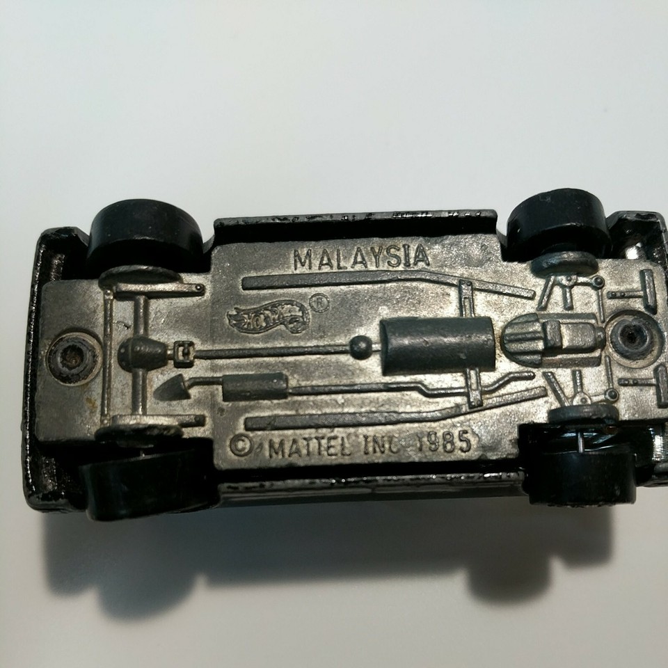 1985 Hot Wheels Black ASTRO VAN Rollerblade Tampo Chrome Windshield ...