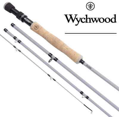 Wychwood Flow Fly Fishing Rods 4pc Game Angling Rod New 2024 w/ Tube ...