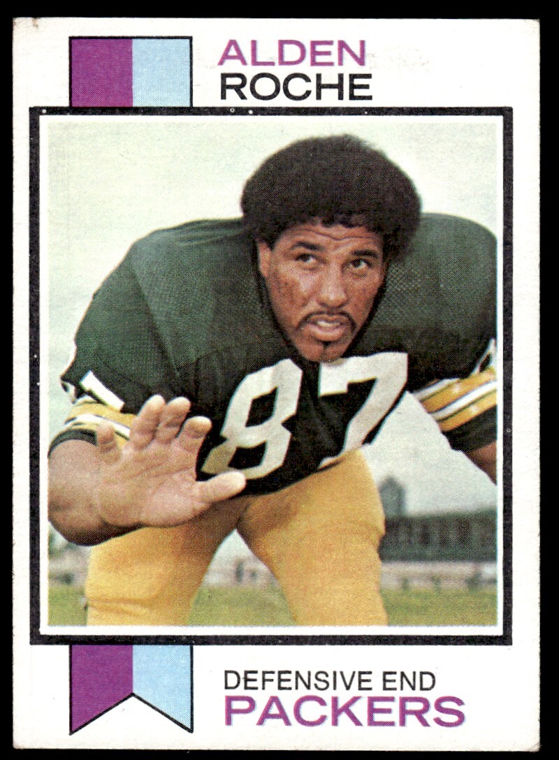 1973 TOPPS ALDEN ROCHE 2 RC GREEN BAY PACKERS #318 | eBay