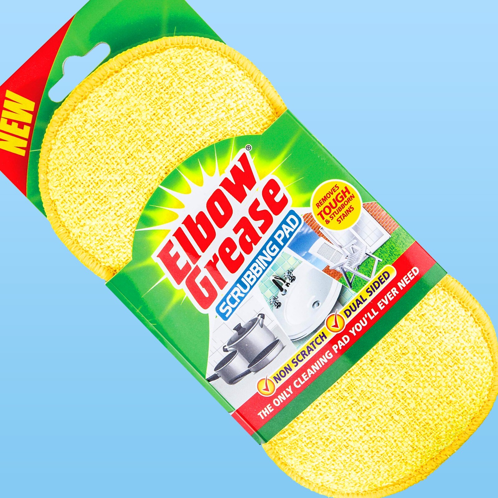 ELBOW GREASE Oven Rack Grill Dish Kitchen Cleaner Scourer Scrubber ...