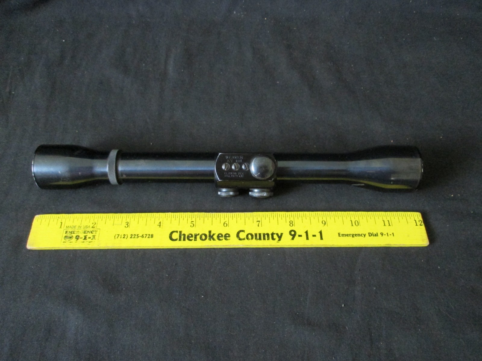 Vintage Weaver KV-60 Variable Rifle Scope 3x-5x Fine Crosshair 1" Tube ...