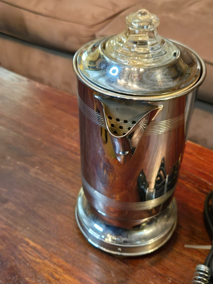 Universal Landers Frary & Clark Vintage Electric Coffee Pot Percolator ...
