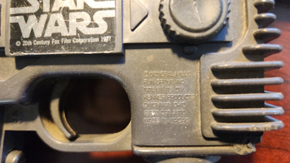 Vintage 1977 Kenner STAR WARS HAN SOLO Laser Pistol BLASTER w/Sound | eBay