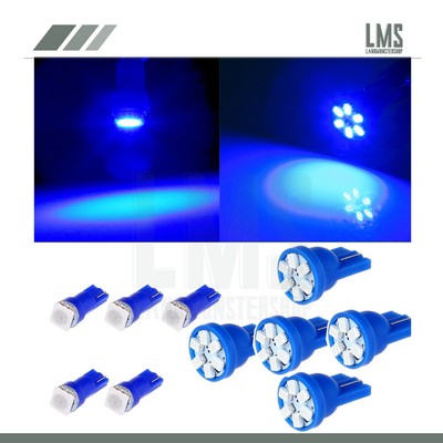 HID Blue Instrument Cluster DashBoard LED Bulb Light Lamp T5&T10 Kit ...