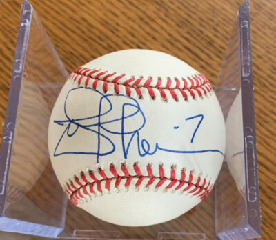 JOE THEISMANN SIGNED AUTOGRAPHED ONL MLB Baseball WASHINGTON REDSKINS ...